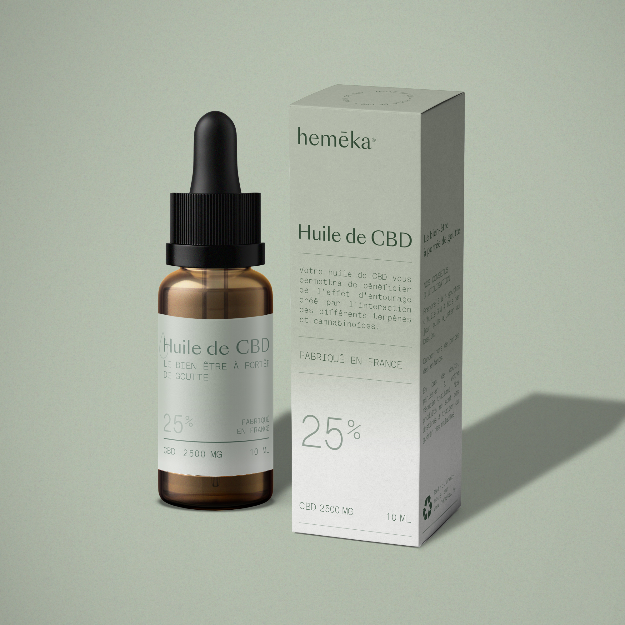 HUILE DE CBD 25% 10ML - Promelis